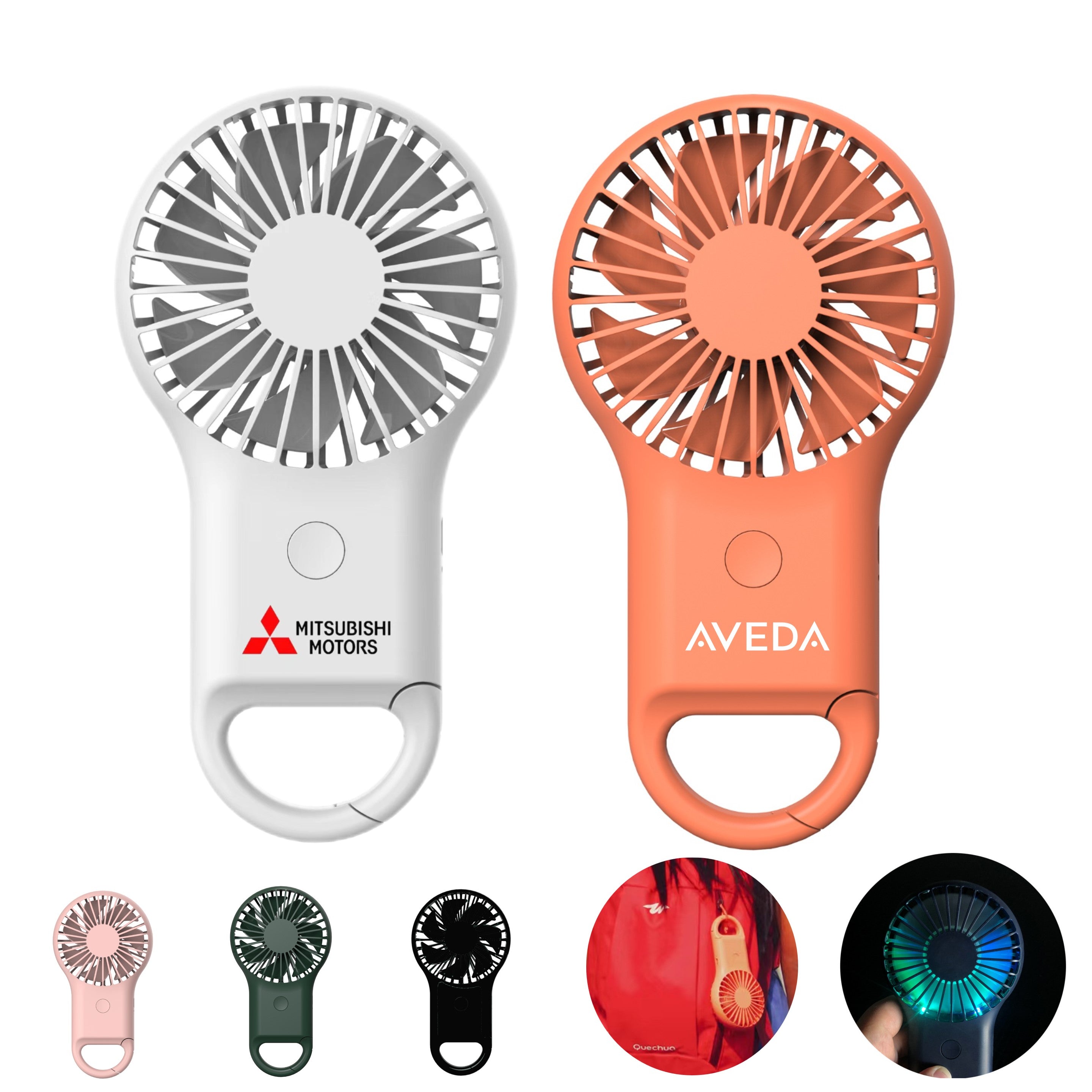 Handheld Light Up Clip Fan - OCEAN – upromousa