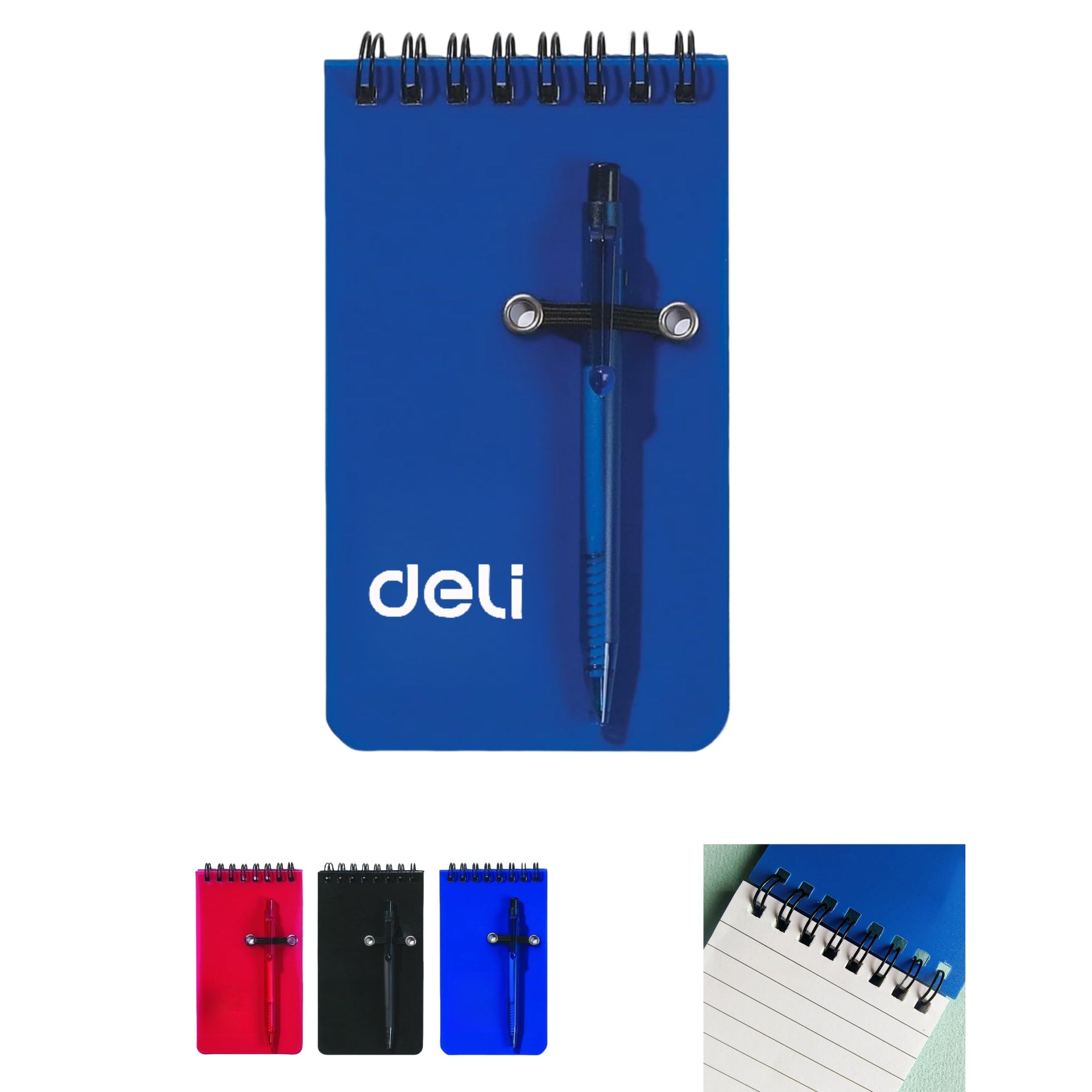 Mini Spiral Jotter with Pen – upromousa