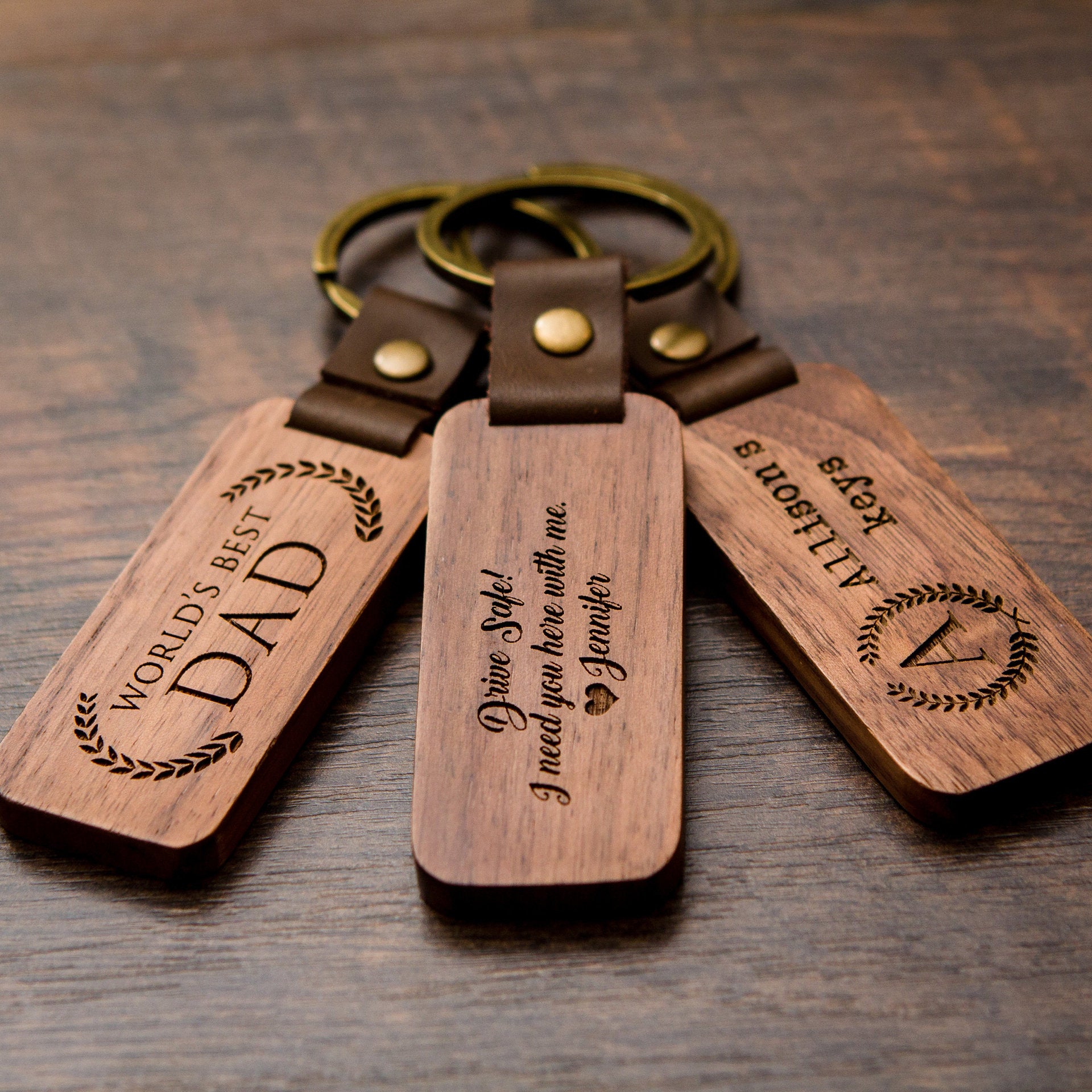 Rectangle Wooden Keychain – upromousa