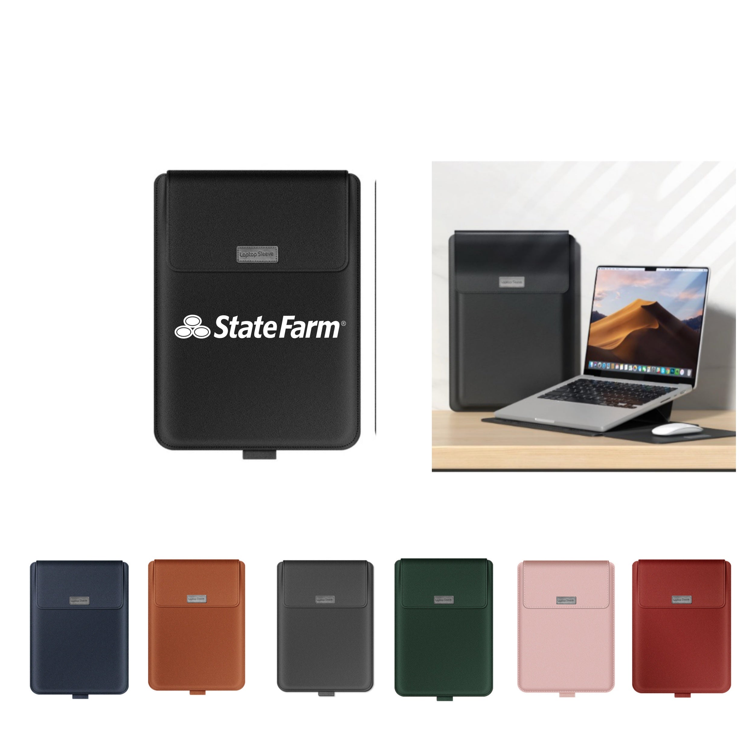 3-in-1 Portable Laptop Case with Stand – upromousa